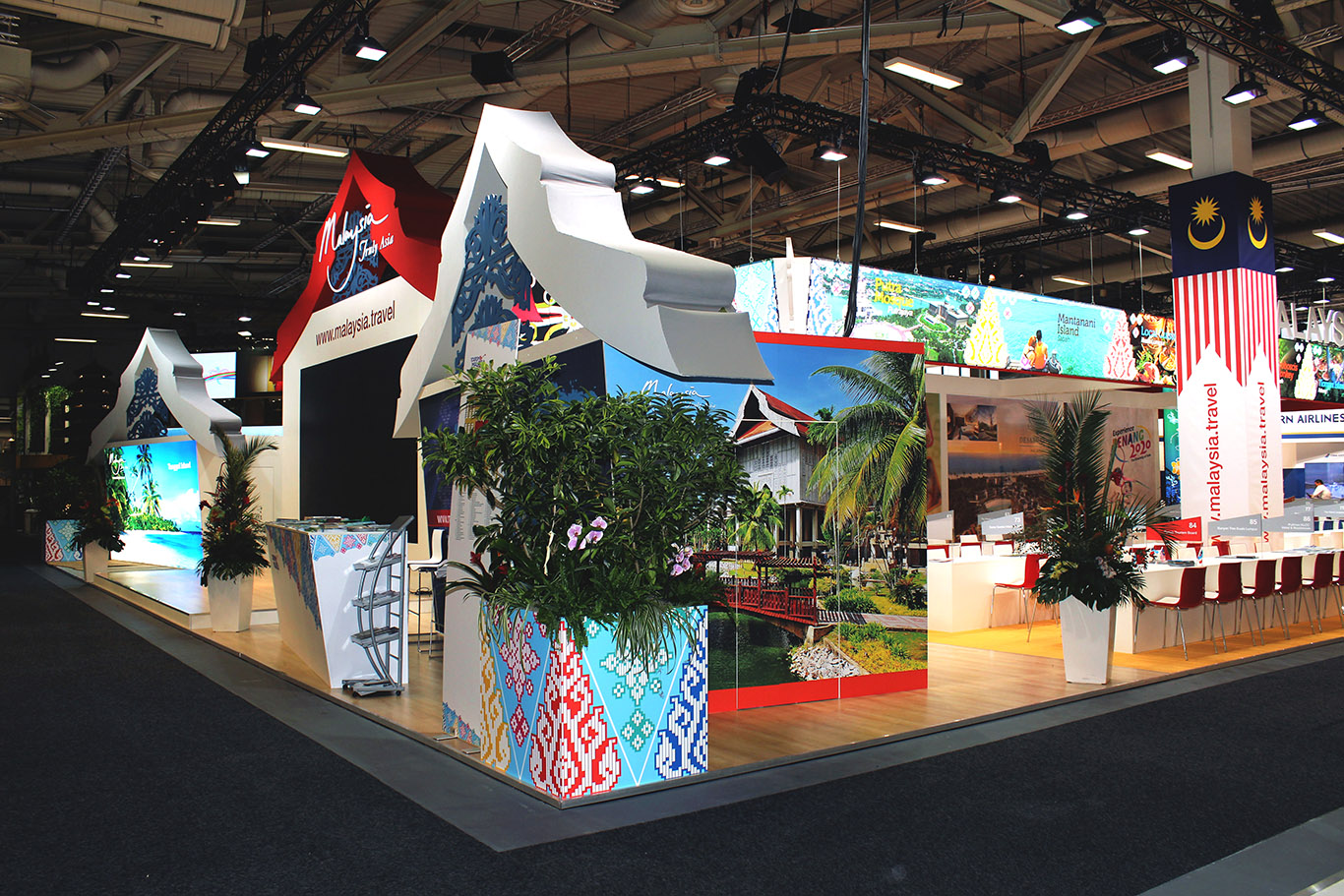 Weinreich+Heinrich GmbH - ITB – Exhibition stand Malaysia, Partner ...